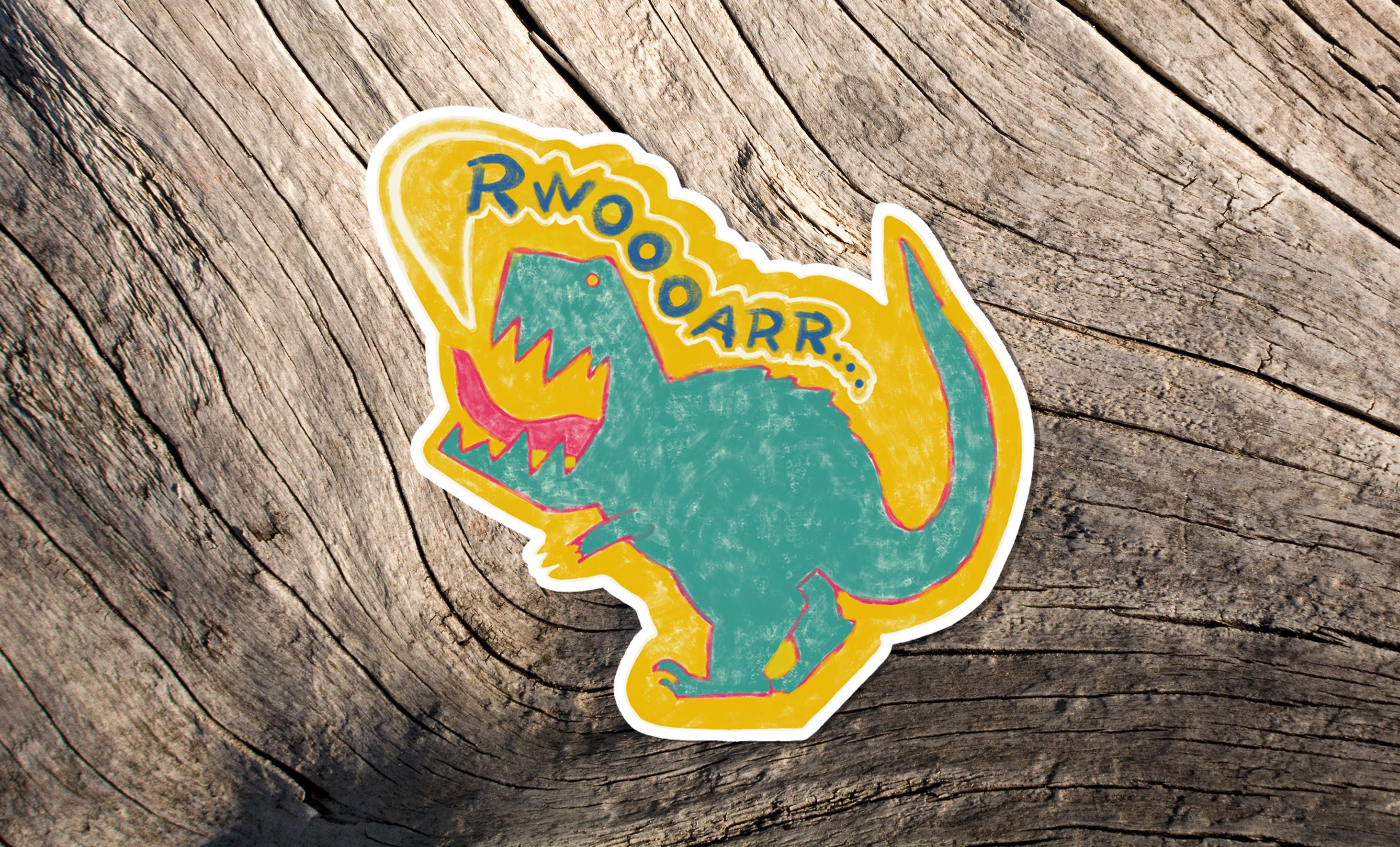 Cute Dino Sticker T Rex Sticker Jurassic Park Sticker - Etsy