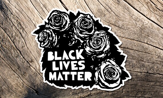BLM Sticker Black Lives Matter Laptop Stickers Resist | Etsy