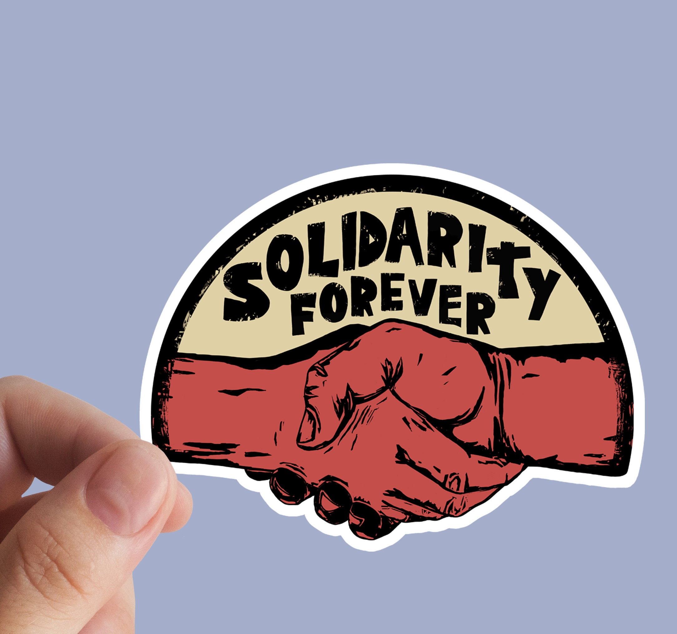 Solidarity Forever Sticker Solidarity Leftist Socialist | Etsy