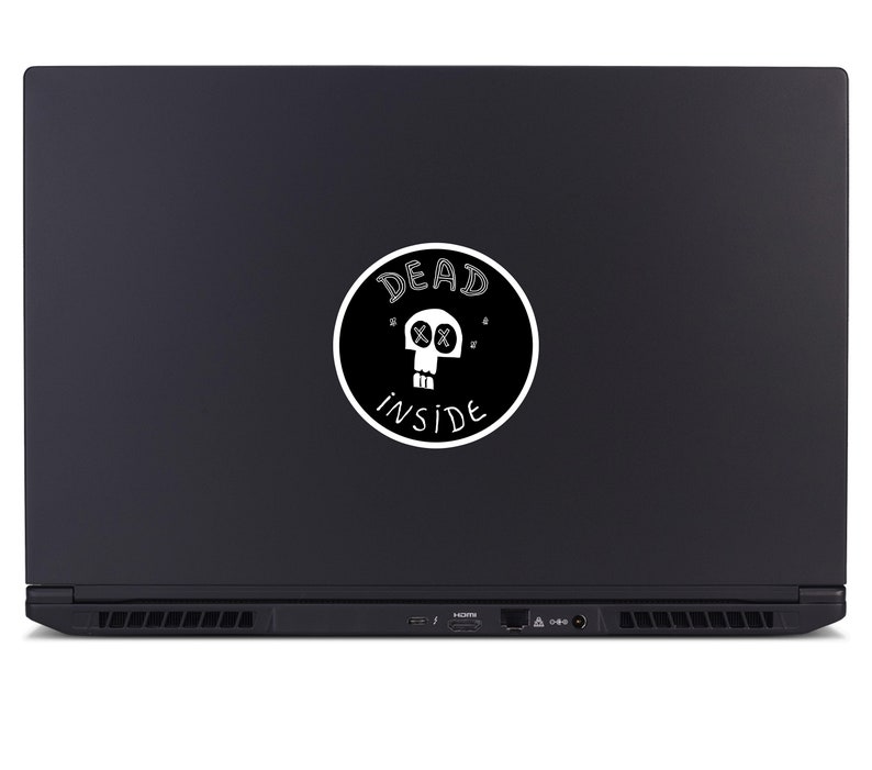 Dead Inside Sticker Skull Sticker Goth Heavy Metal Punk - Etsy