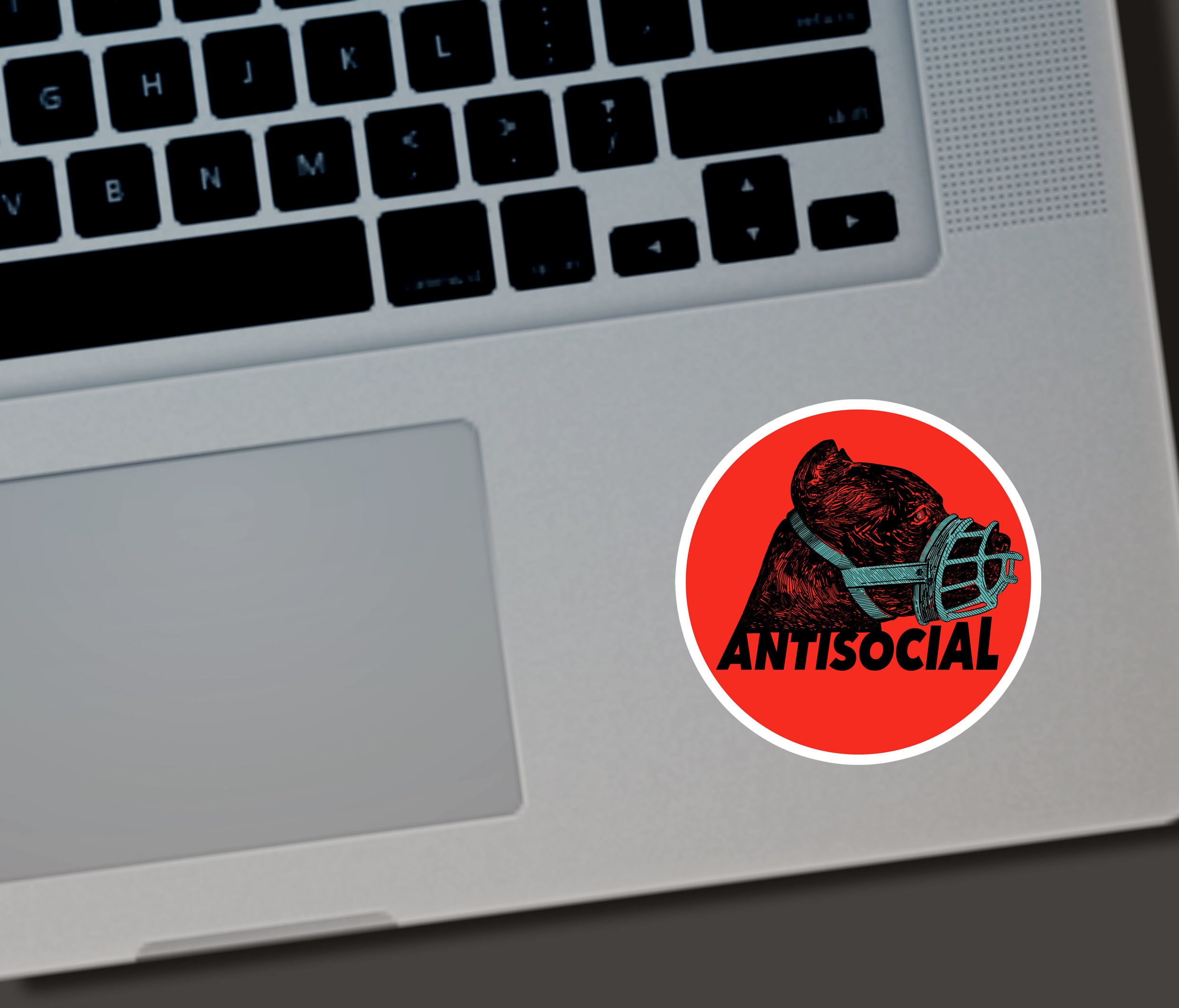 Antisocial Sticker Antisocial Antifa ACAB Laptop Decals Vinyl - Etsy