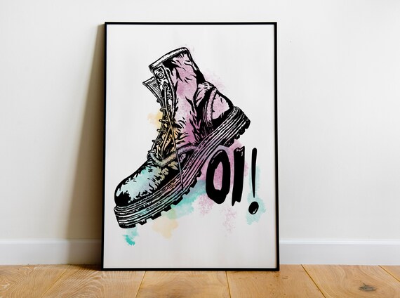 Skinhead Boots Drawing