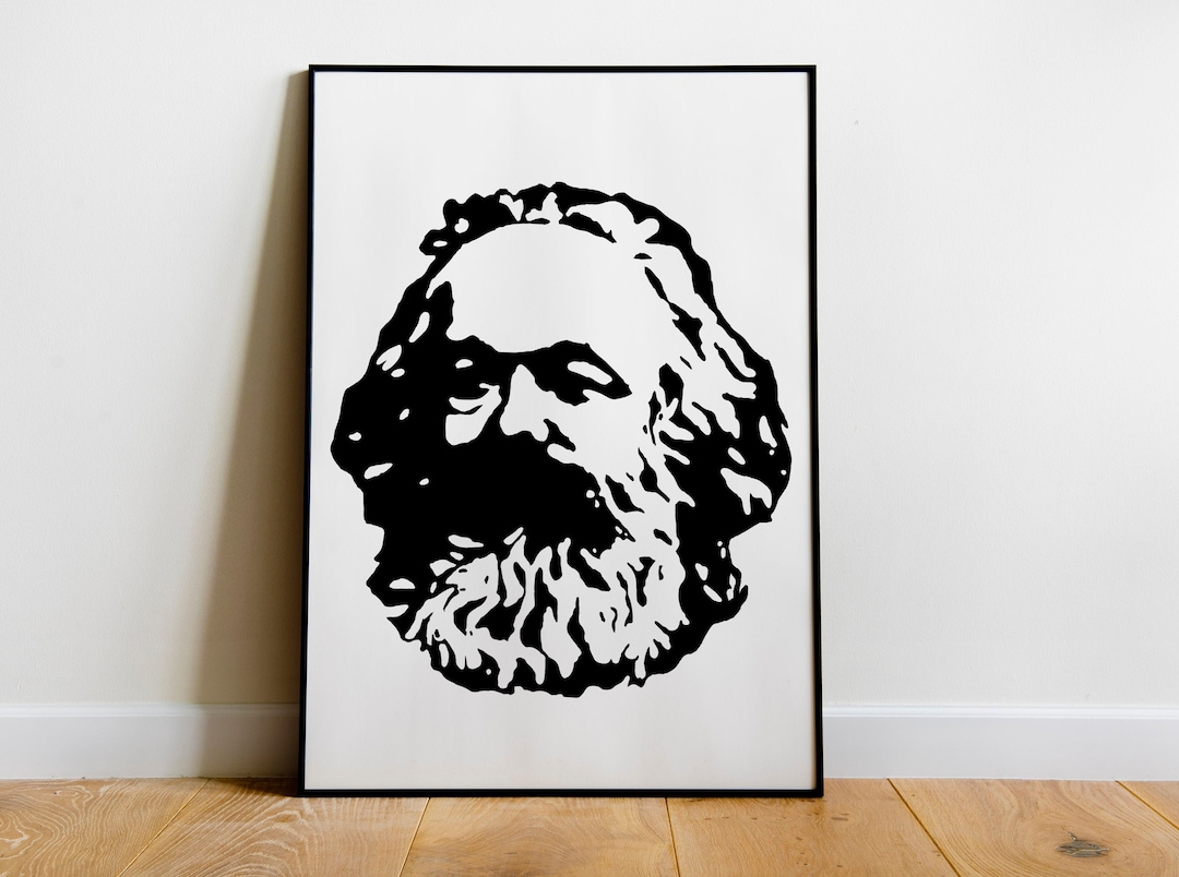 Karl Marx Art Print, Socialism, Karl Marx, Anti Capitalism,marxist ...