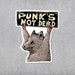 Punks Not Dead Sticker, Anarchy, Punk, Anarchist, Punk Rock, Socialist ...