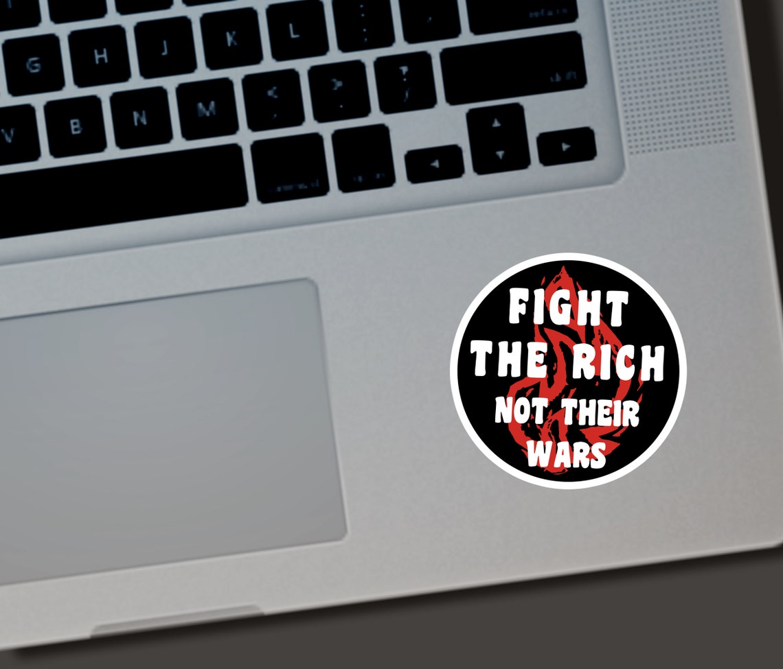 Fight the Rich Sticker Resistance Socialism Anti Racist - Etsy