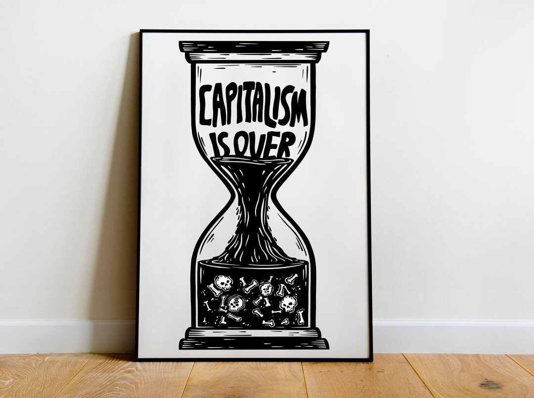 Anti Capitalism Print, Socialism, Resist, Anti Capitalism, Leftist ...