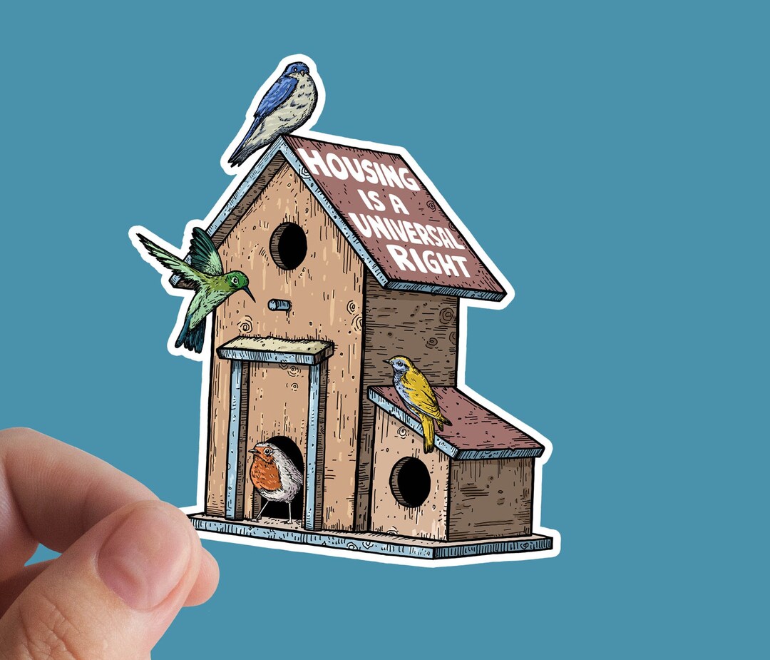 Housing is A Universal Right Sticker, Rights, Communism - Etsy