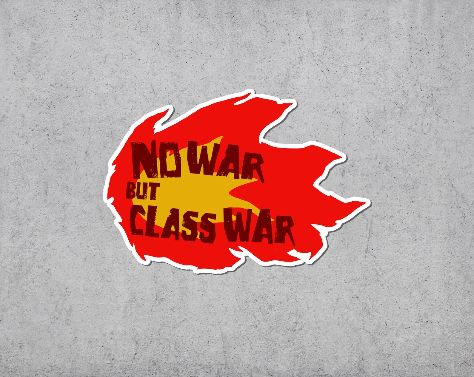 No War but Class War Sticker Anti Capitalism Communist - Etsy