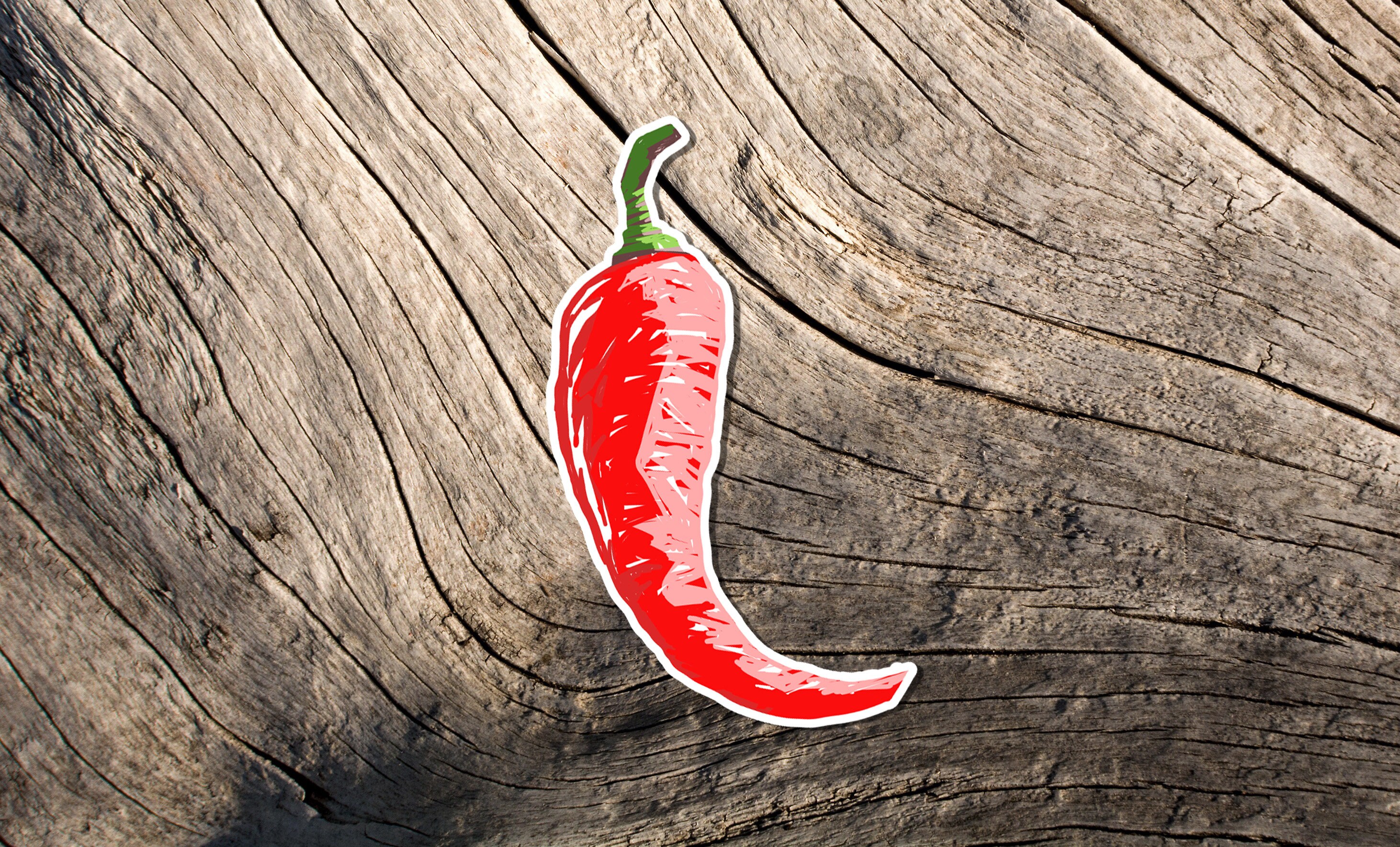 Chilli Pepper Sticker Vinyl Stickers Vegetables Laptop | Etsy