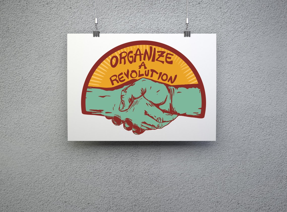 Revolution Print Leftist Resist Art Print Anticapitalism - Etsy