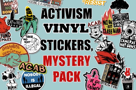 Activism Sticker Mystery Pack Coupon Bundle Stickers - Etsy