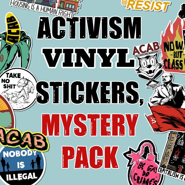 Activist Stickers - Etsy