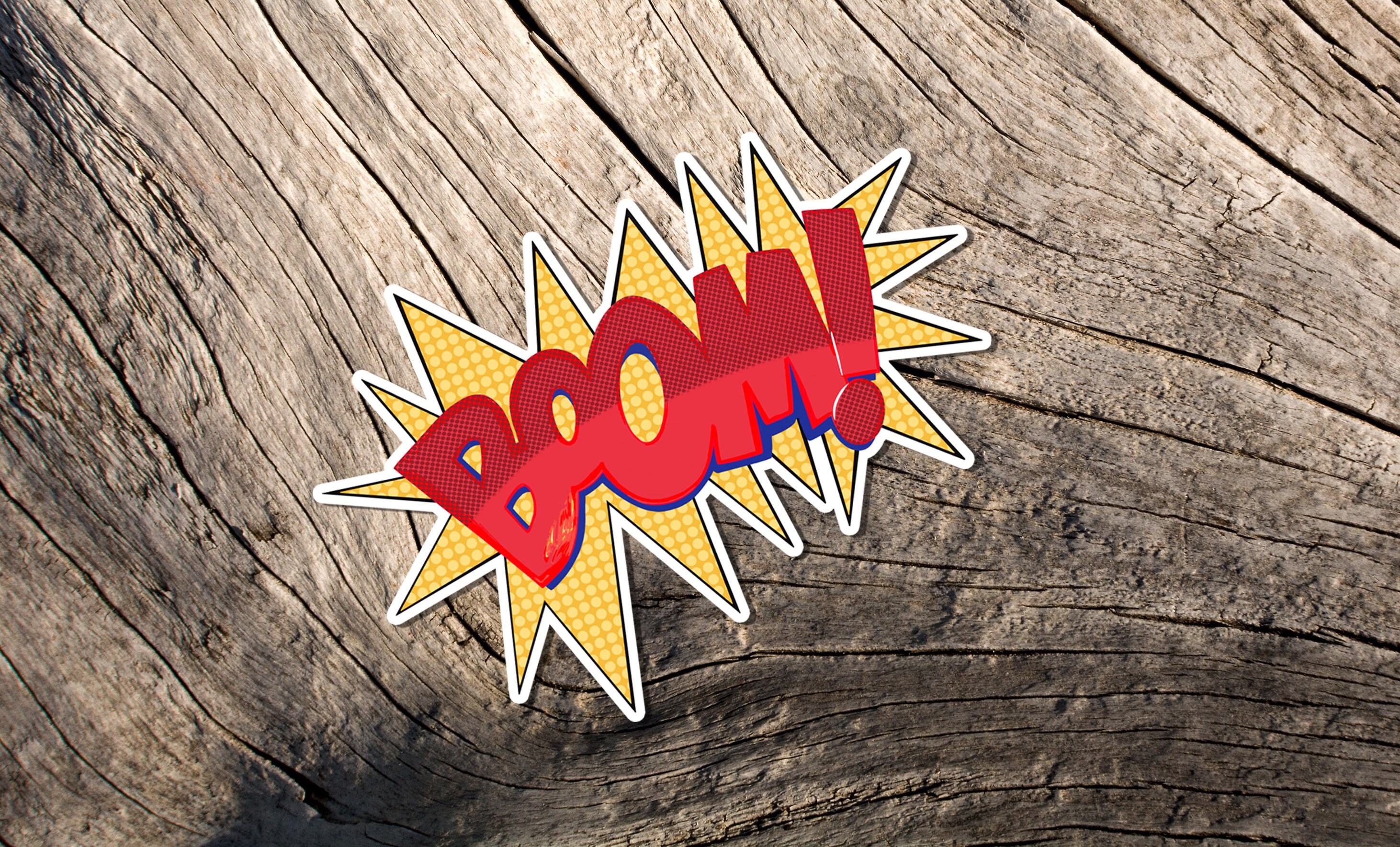 Boom Sticker Retro Font Sticker Stickers Laptop Laptop - Etsy UK