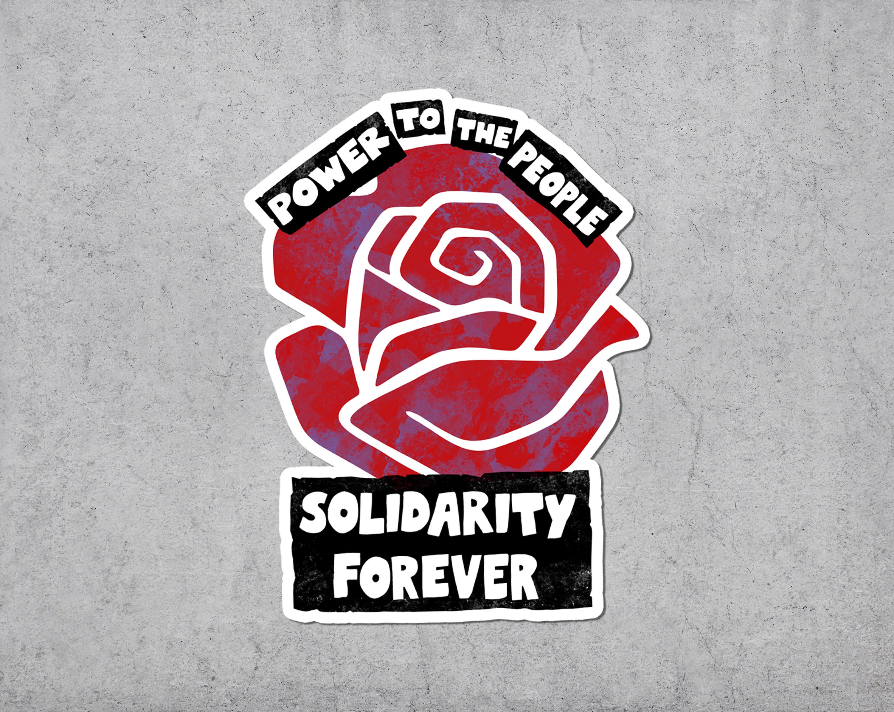 Solidarity Forever Sticker, Solidarity, Marxism, Leftist, Socialist ...