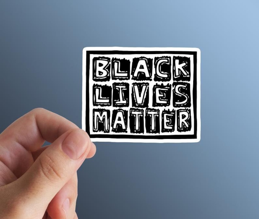 BLM Sticker, Black Lives Matter, Vinyl Stickers, Anarchist, Laptop ...