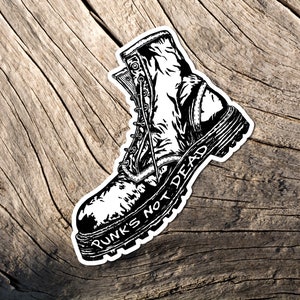 Punks Not Dead Sticker, Anarchist, Vinyl Stickers, Punk, Leftist ...