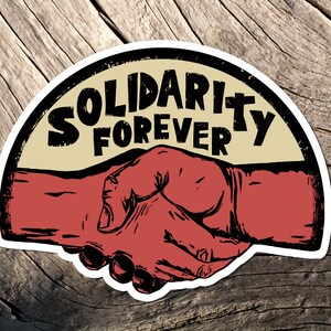 Solidarity Forever Sticker, Laptop Skin, Laptop Stickers, Solidarity ...