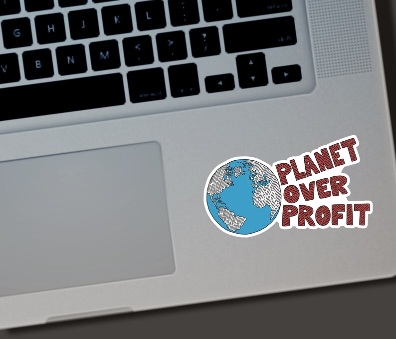 Planet Over Profit Sticker Activist Rights Vinyl Sticker - Etsy