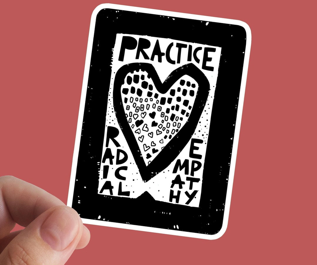 Radical Empathy Sticker, Marxism, Leftist, Socialist, Blm, Laptop ...