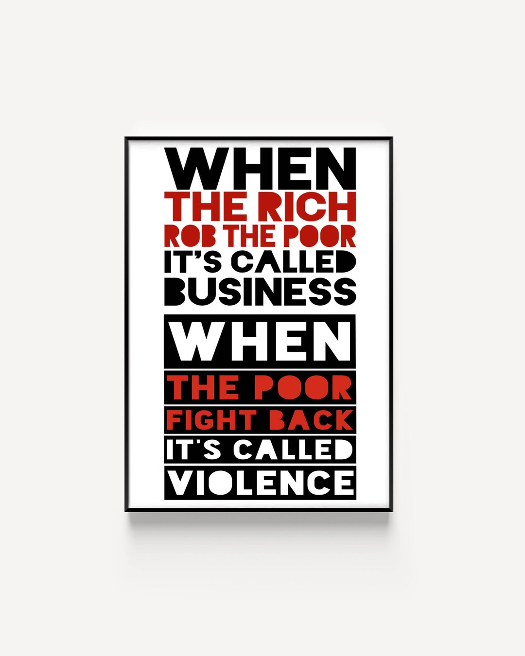 Eat the Rich Print, Socialism, Political, Anti Capitalism, Anarchist ...