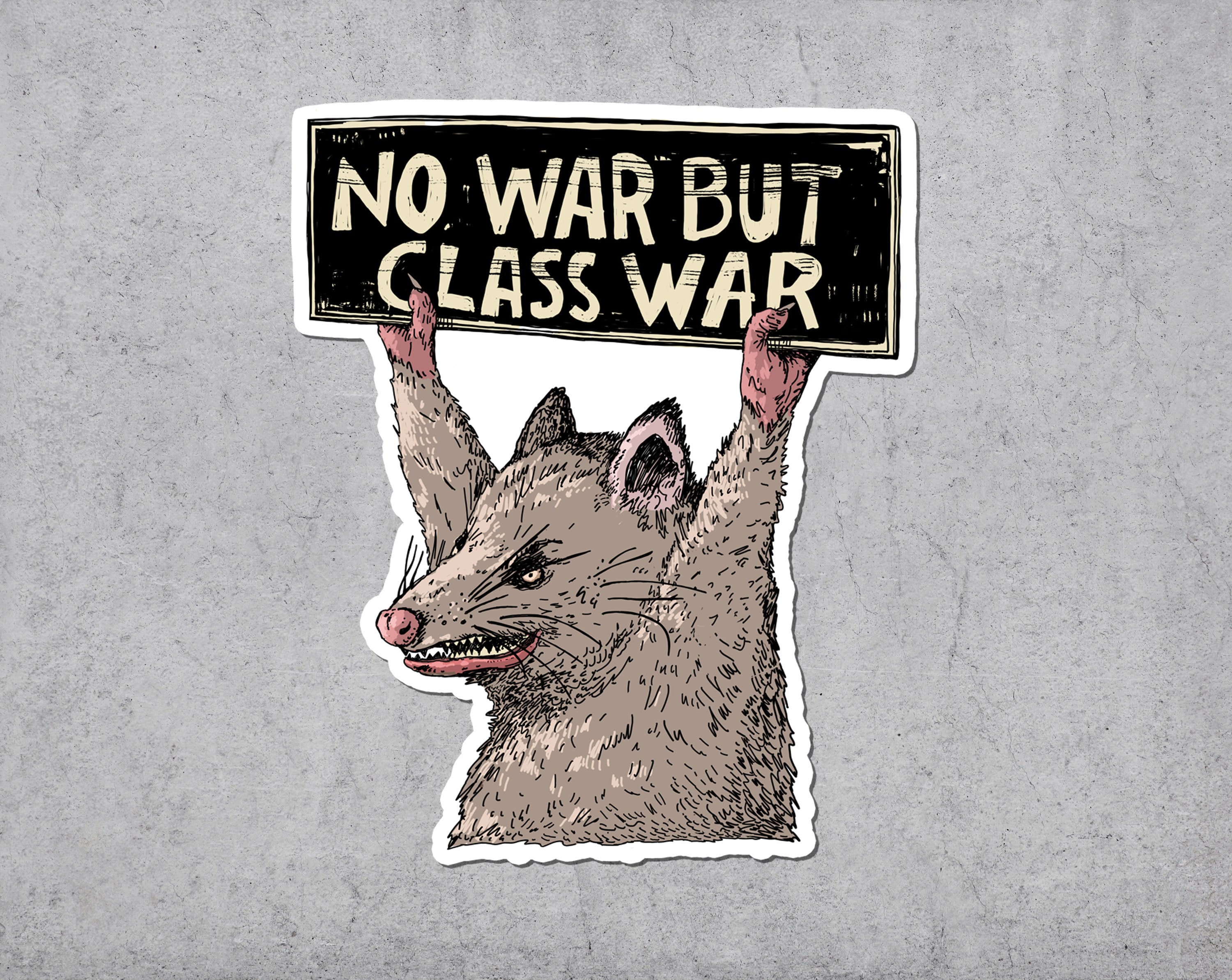 No War but Class War Sticker Anti Capitalist Leftist Vinyl | Etsy UK