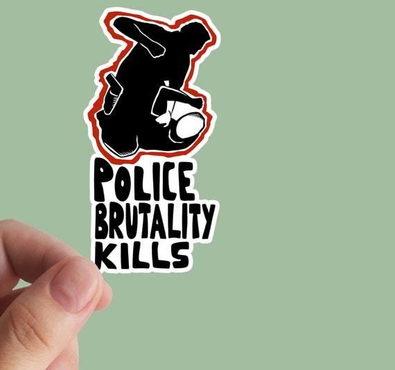Police Brutality Sticker Activism Vinyl Stickers Anarchy | Etsy