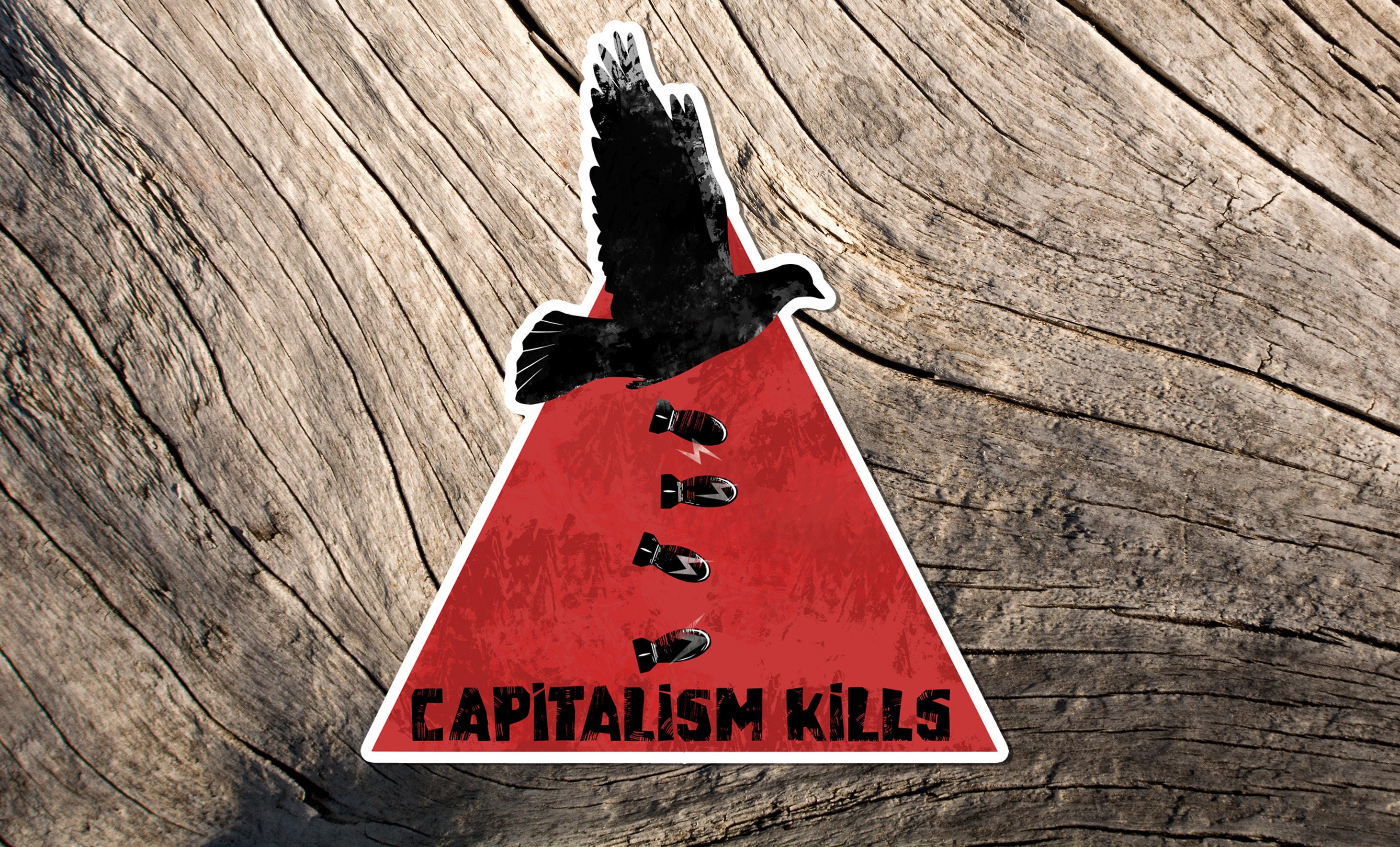 Capitalism Kills Sticker Leftist Communist Socialism Vinyl | Etsy