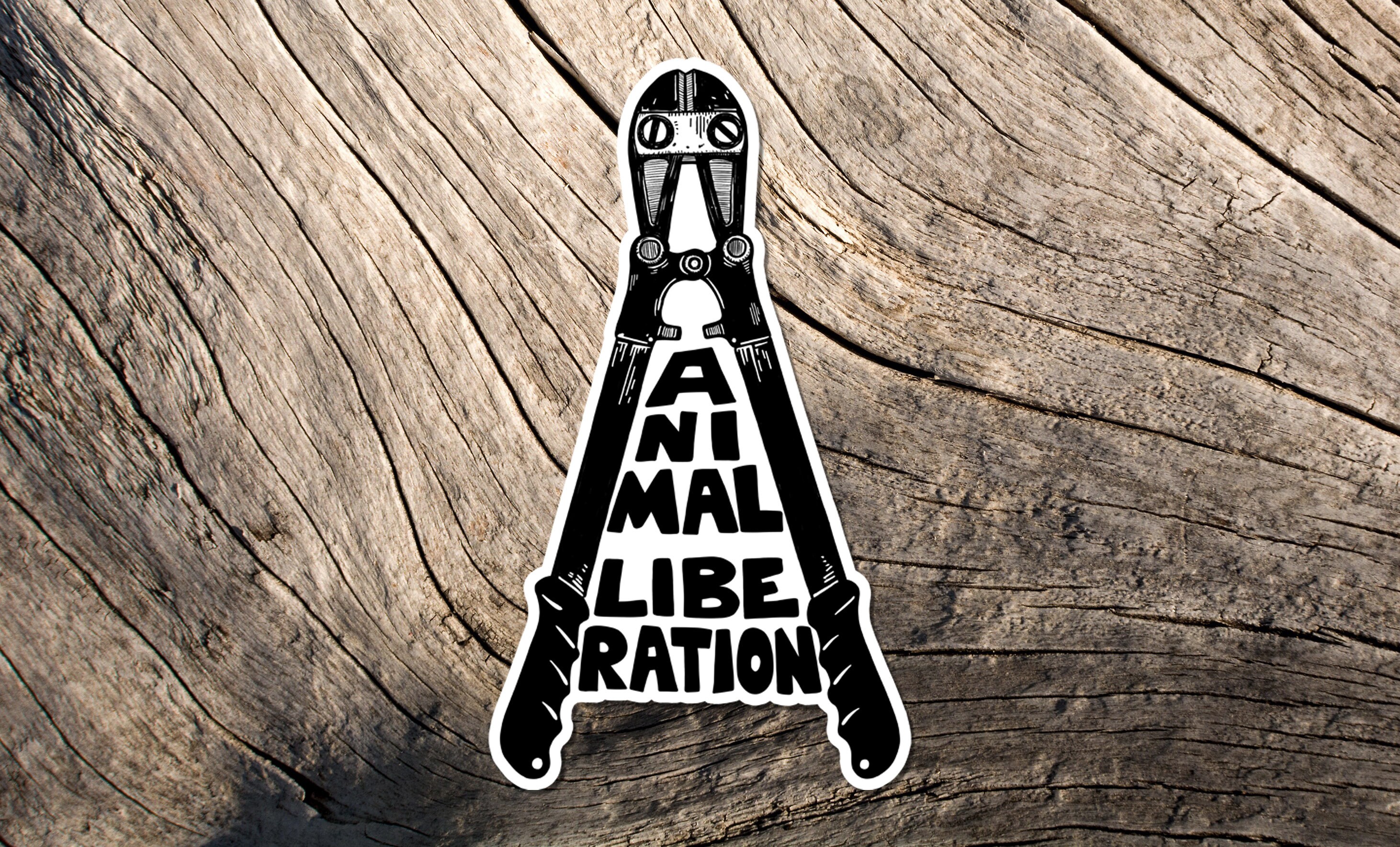 Animal Liberation Sticker Vegan Vegetarian Rights - Etsy