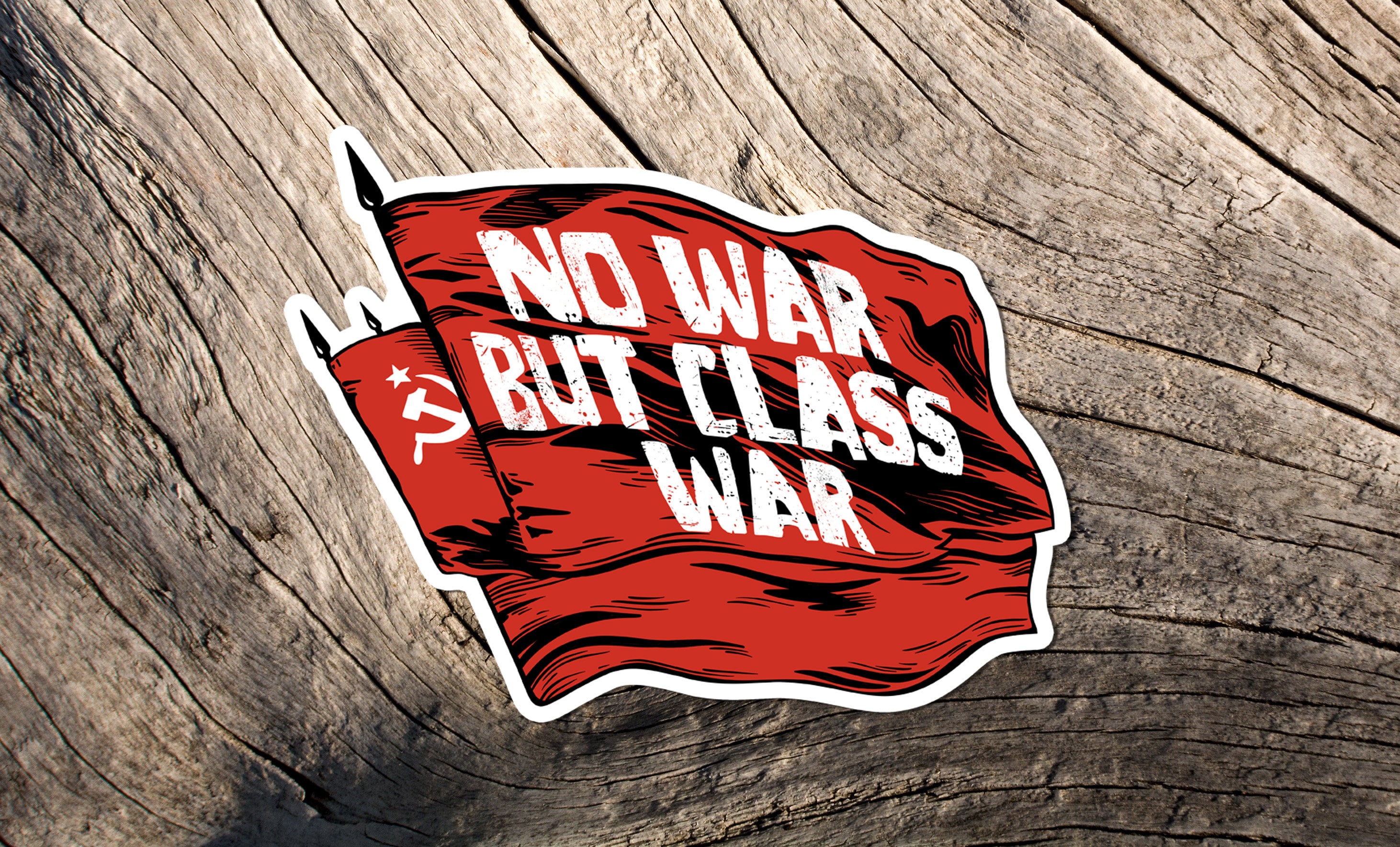 No War but Class War Sticker, Communism, Solidarity, Leftist, Socialist ...