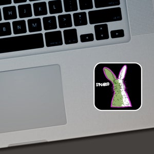 Stoned Sticker Psychedelic Hippie Laptop Decals Stoner Vinyl Decal ...