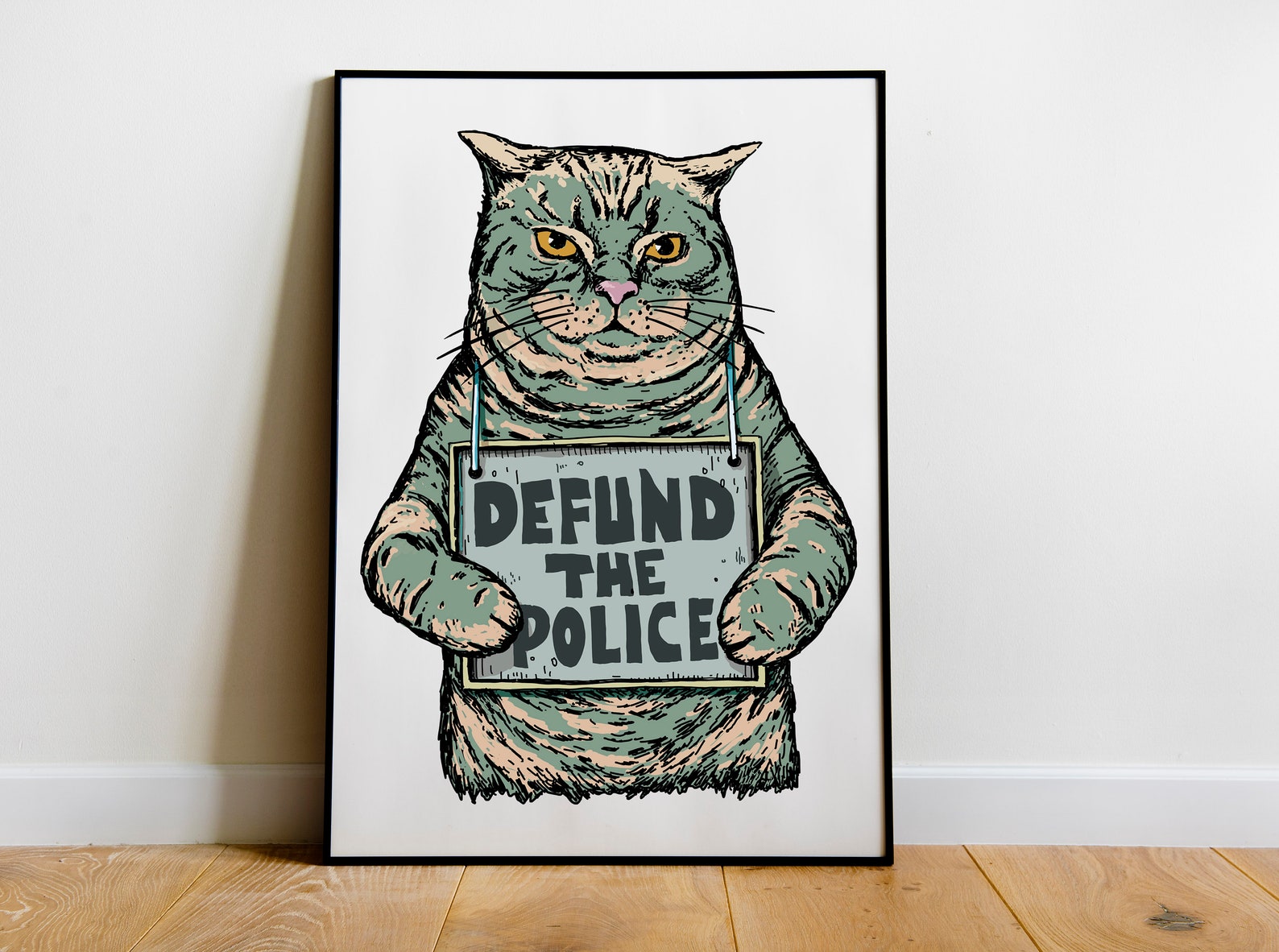Defund the Police Print Acab Resist Anarchist Poster - Etsy