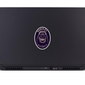 Monkey Business Sticker, Monkey, Animals, Vinyl Decal, Vinyl Stickers ...
