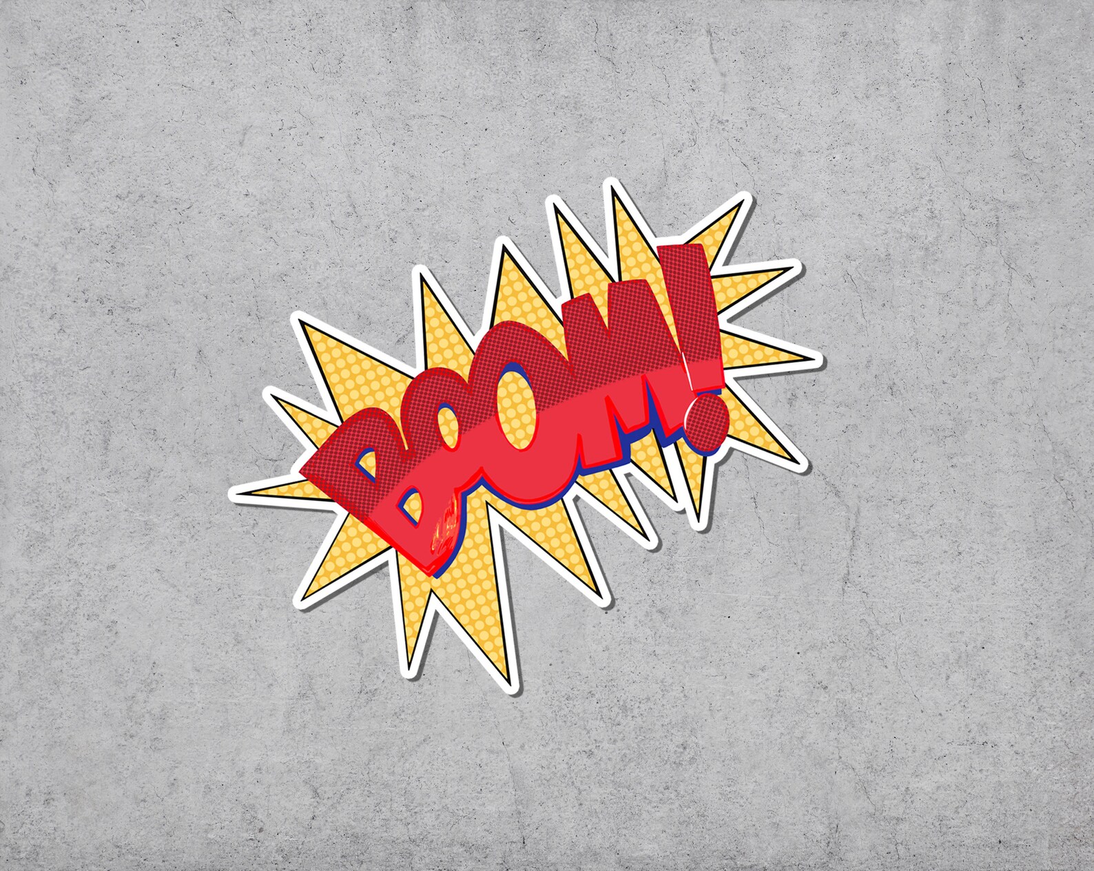 Boom Sticker Retro Font Sticker Stickers Laptop Laptop - Etsy UK