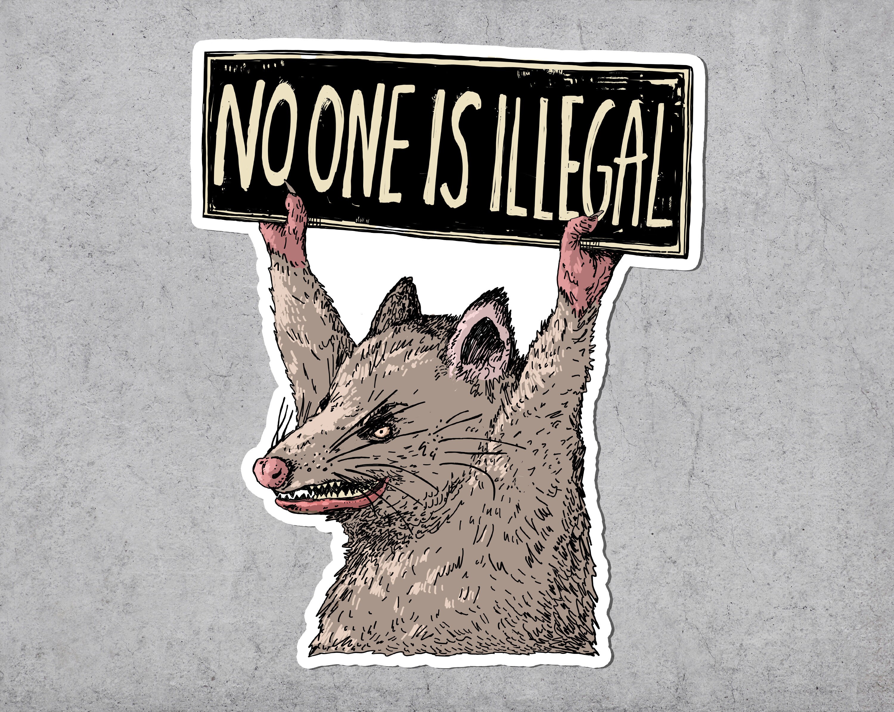 No One is Illegal Sticker Racism Sticker Indigenous People - Etsy