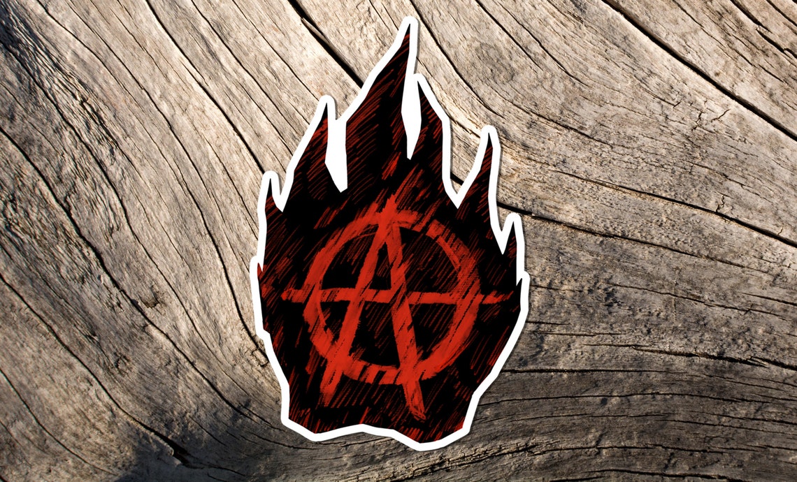 Anarchist Sticker Anarchy Socialism Anarchist Socialist - Etsy