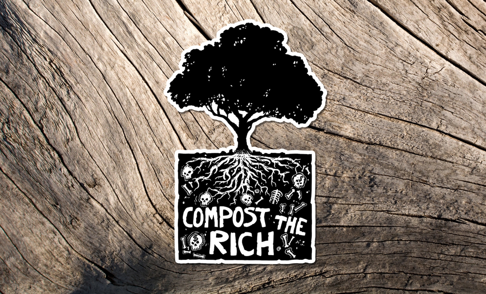 Compost the Rich Sticker, Anarchy, Socialism, Eat the Rich, Socialist ...