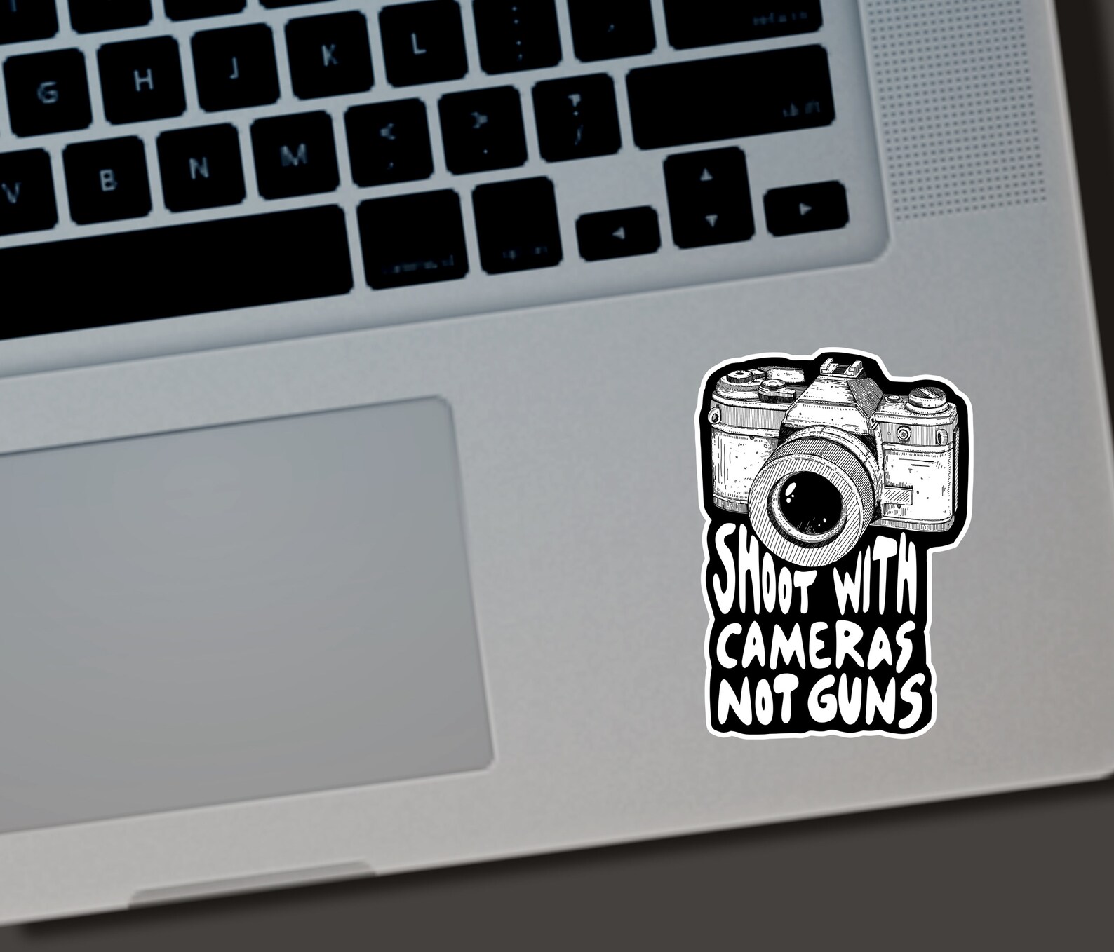 Shoot With Cameras Sticker No Guns Guns Protest Vinyl | Etsy