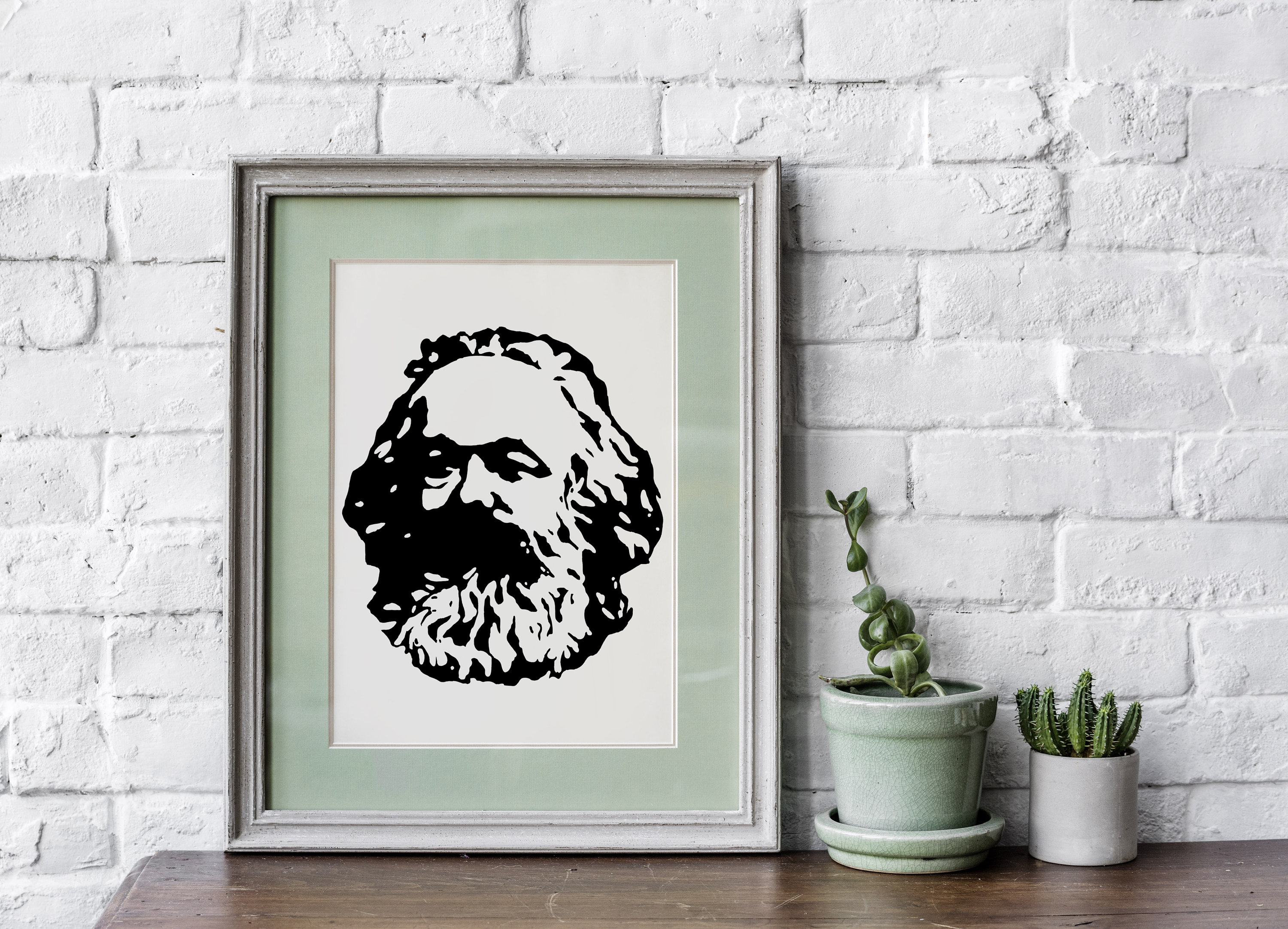Karl Marx Art Print Socialism Karl Marx Anti | Etsy