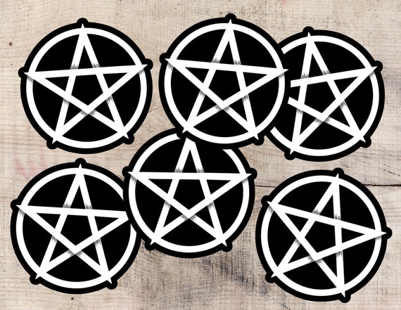 Pentagram Sticker Pack Coupon Bundle Pentagram Sticker - Etsy