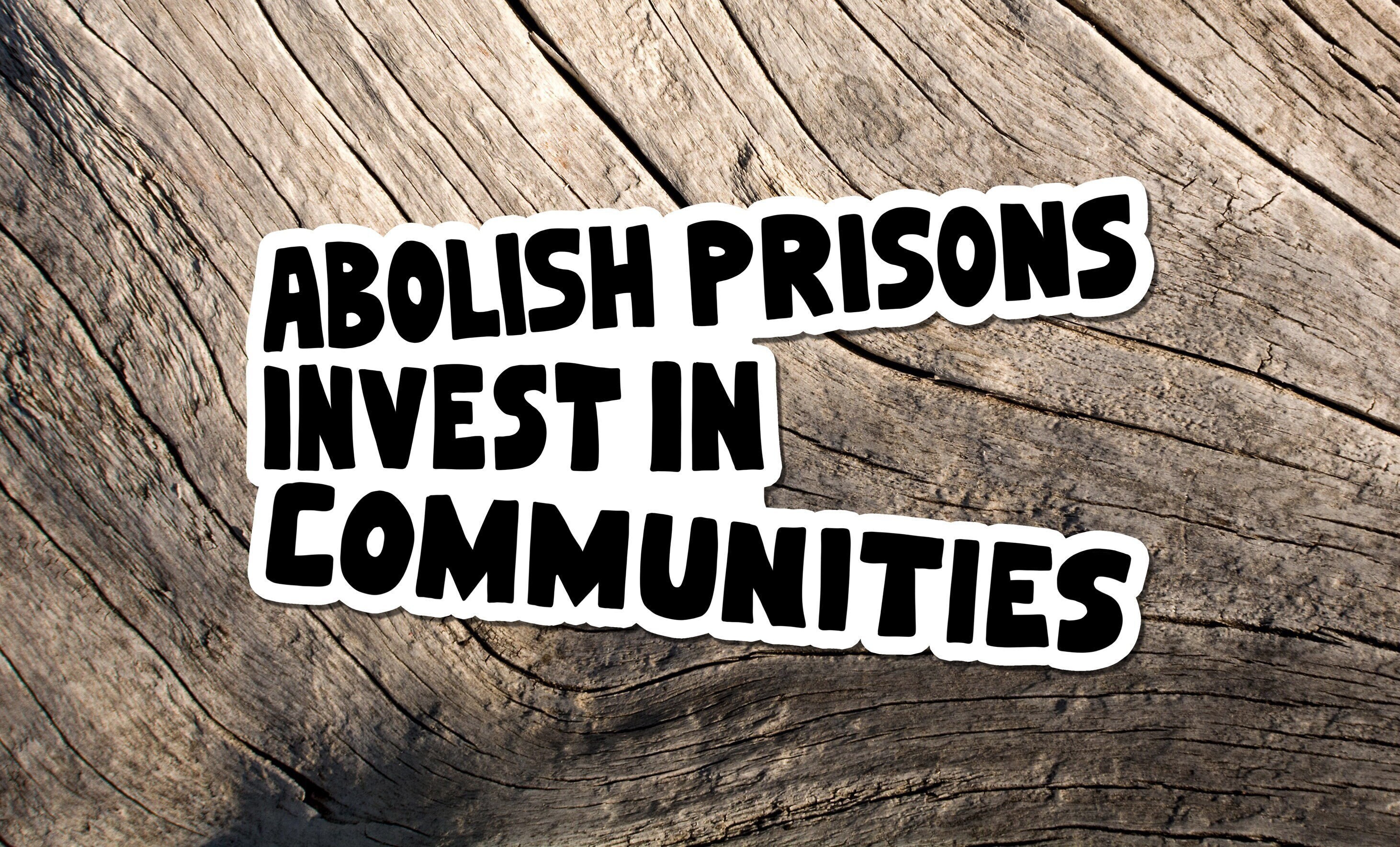 Abolish Prisons Sticker Socialism Activist Socialist | Etsy