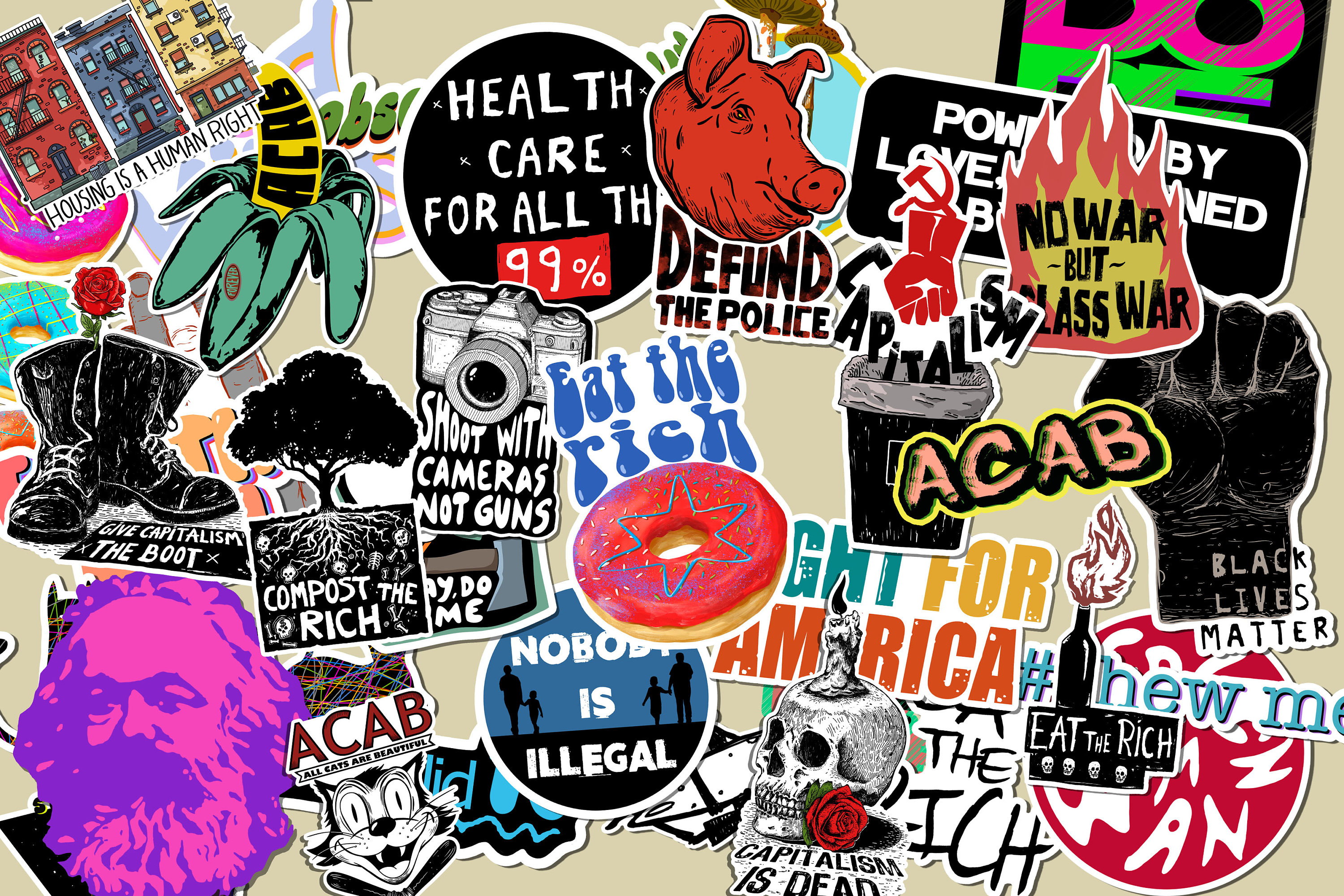 Activism Sticker Mystery Pack Coupon Bundle Stickers - Etsy