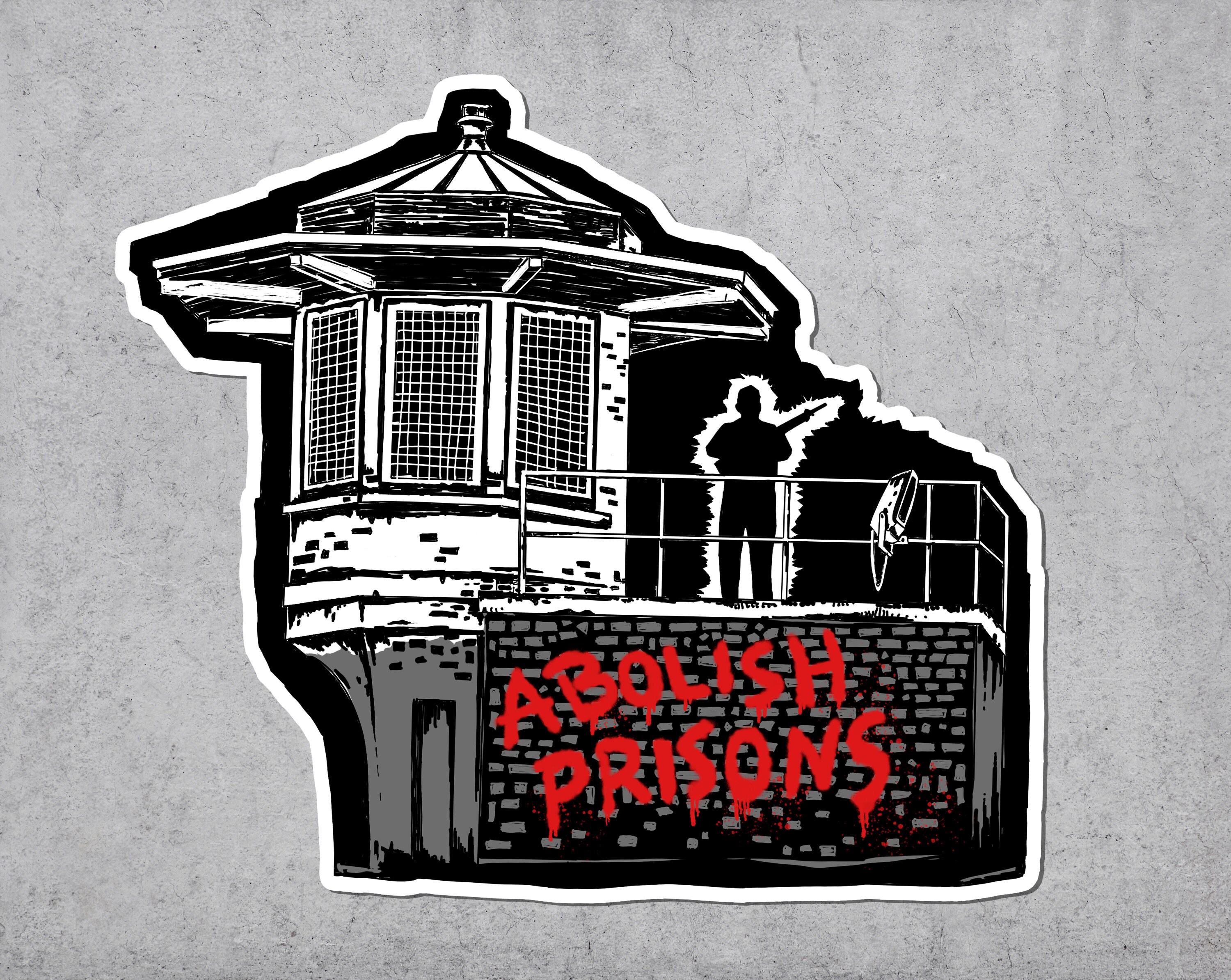 Abolish Prisons Sticker Anarchy Socialism Anarchist | Etsy