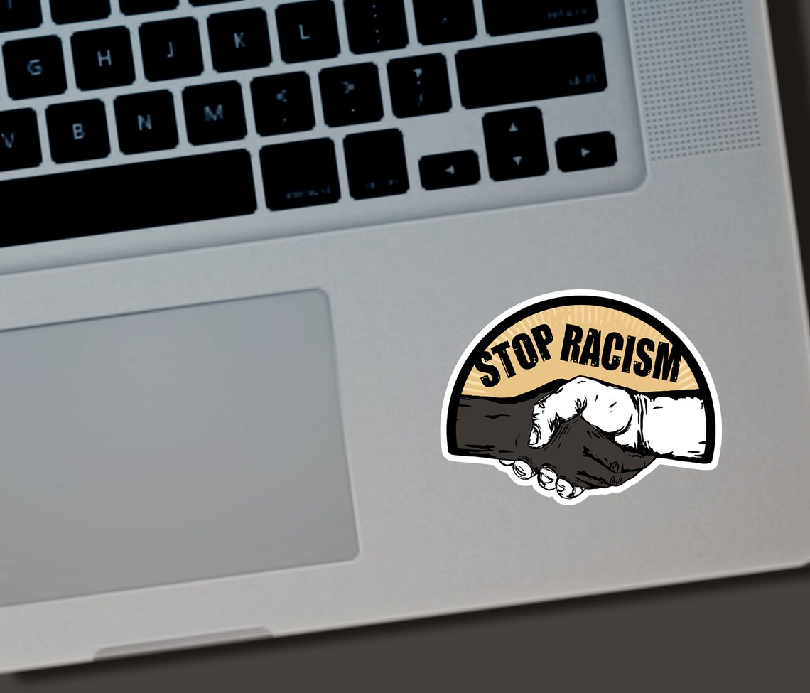 Stop Racism Sticker Anti Racism Vinyl Stickers Abolish Ice | Etsy