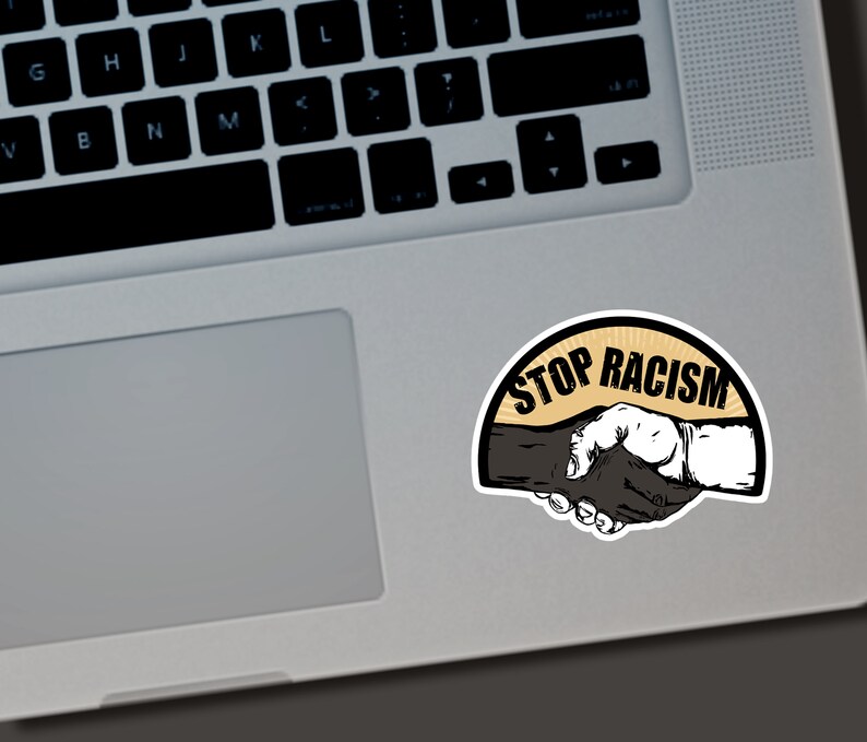 Stop Racism Sticker Anti Racism Vinyl Stickers Abolish Ice | Etsy