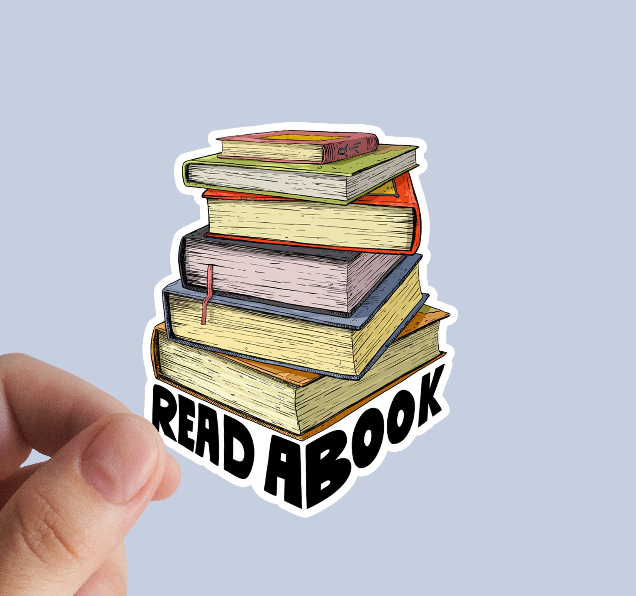 Read A Book Sticker Bücher Laptop Sticker Vinyl Sticker - Etsy.de