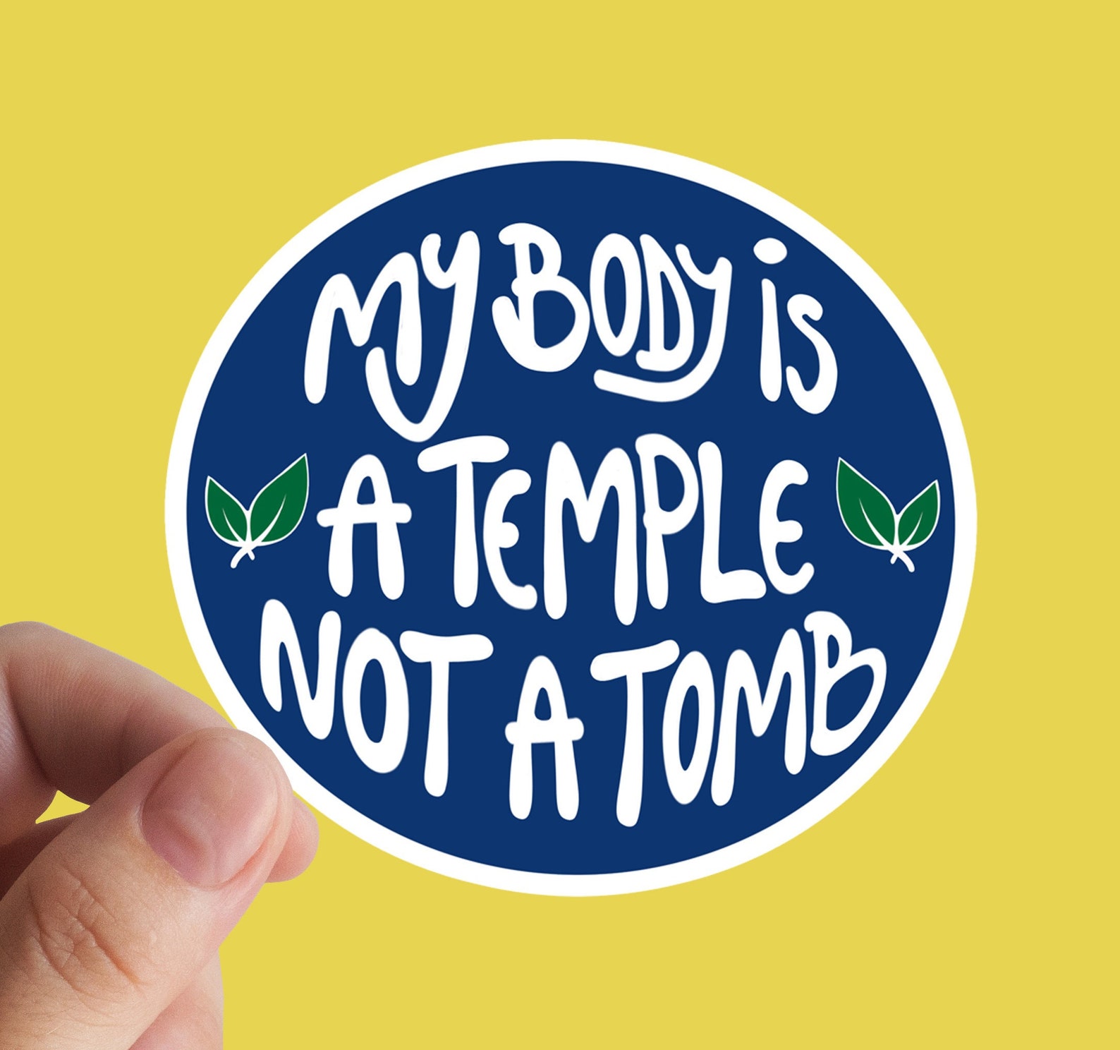 Vegan Sticker Vegan Vinyl Sticker Vegetarian Stickers - Etsy