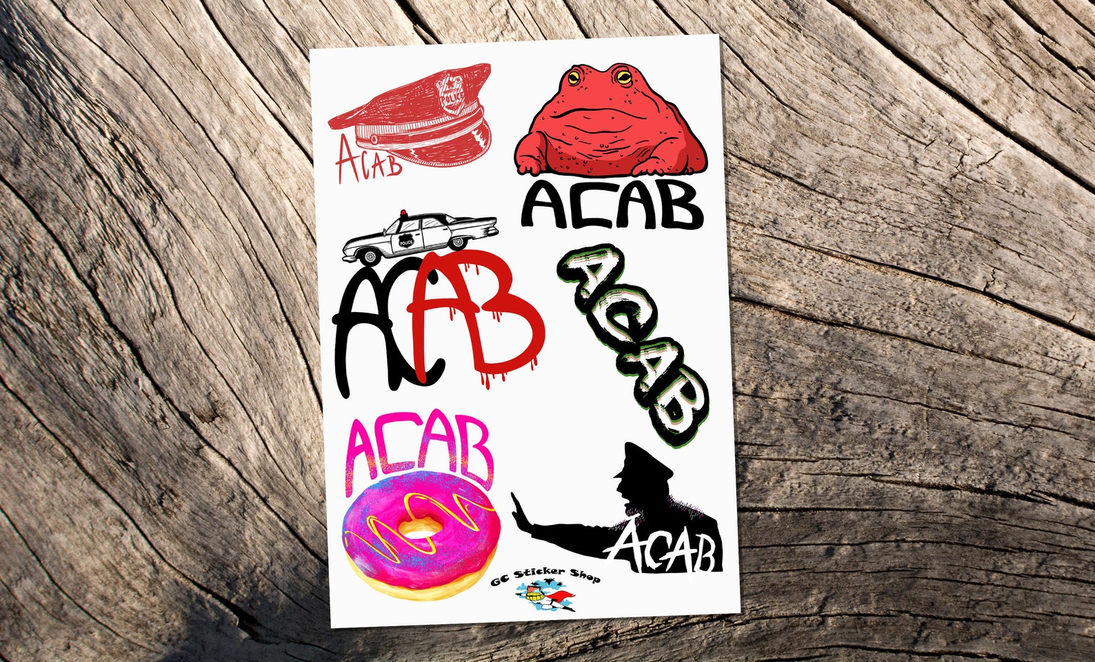 ACAB Stickers Socialism Anarchy Socialist Sticker Sheets | Etsy
