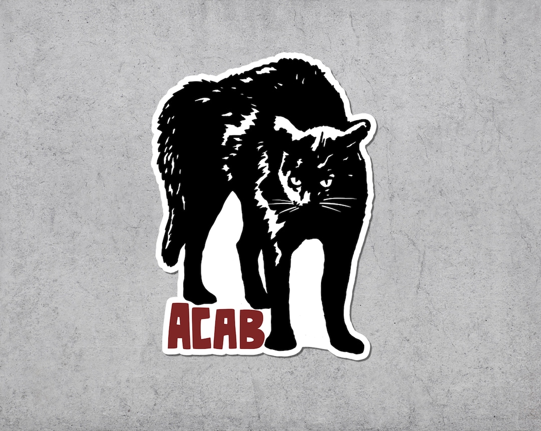 ACAB Sticker, Activist, Vinyl Stickers, Socialist, Anarchist, Anti ...