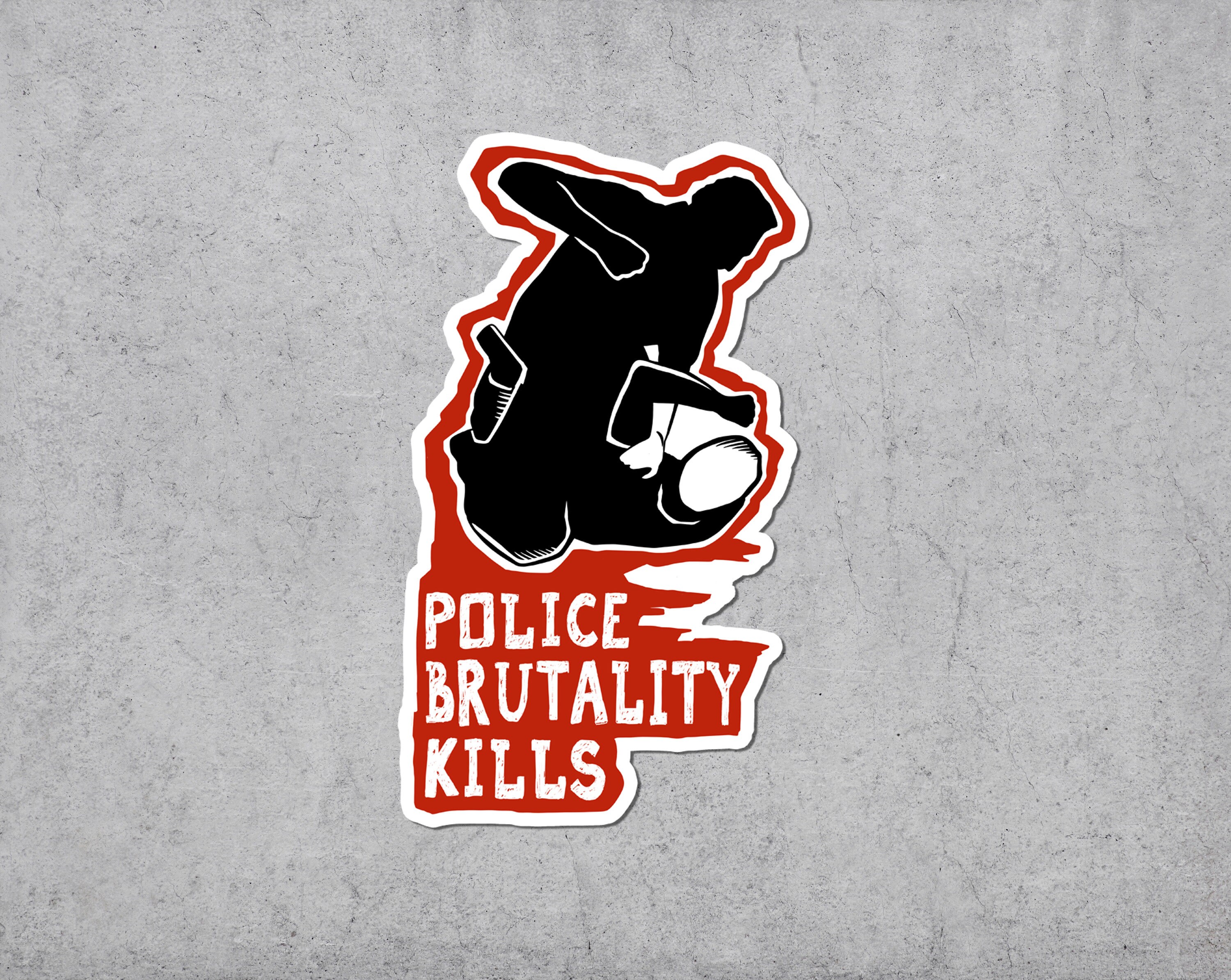 Police Brutality Sticker Resist Vinyl Stickers Anarchy - Etsy