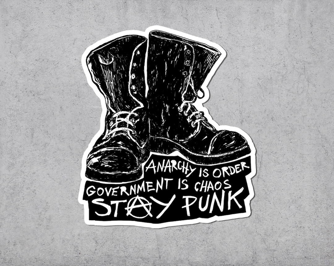 Anarchist Sticker, Anarchy, Punk, Anarchist, Rock, Anticapitalism, Riot ...